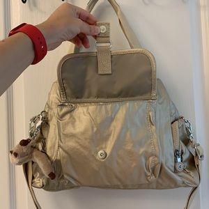 Kipling | Bags | Kipling Felix Metallic Gold Bag | Poshmark